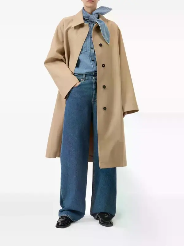 Closed Cotton Trench Coat