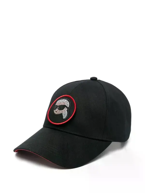 Karl Lagerfeld Cotton-blend Cap - Black