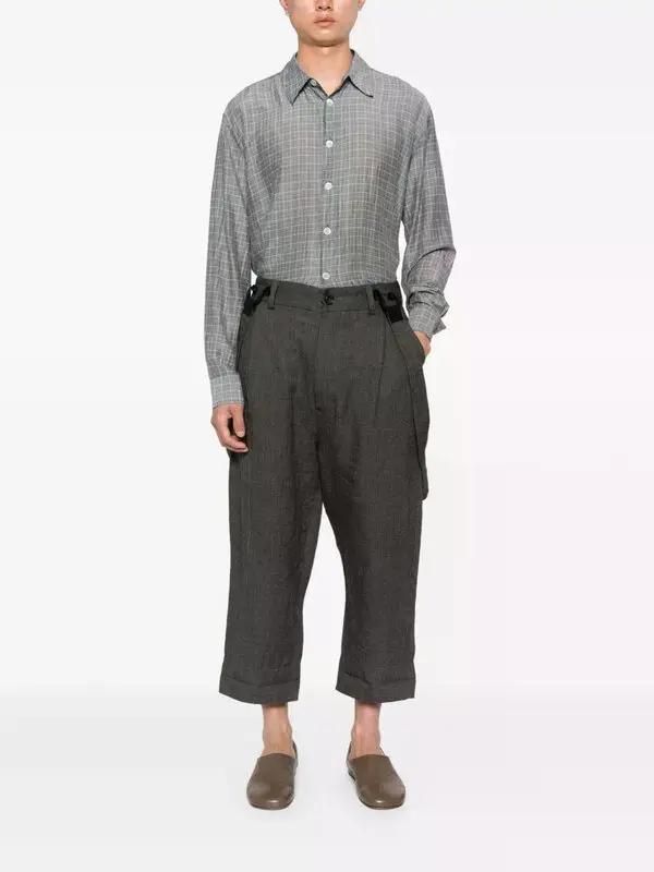 A TENTATIVE ATELIER Cotton-blend Trousers