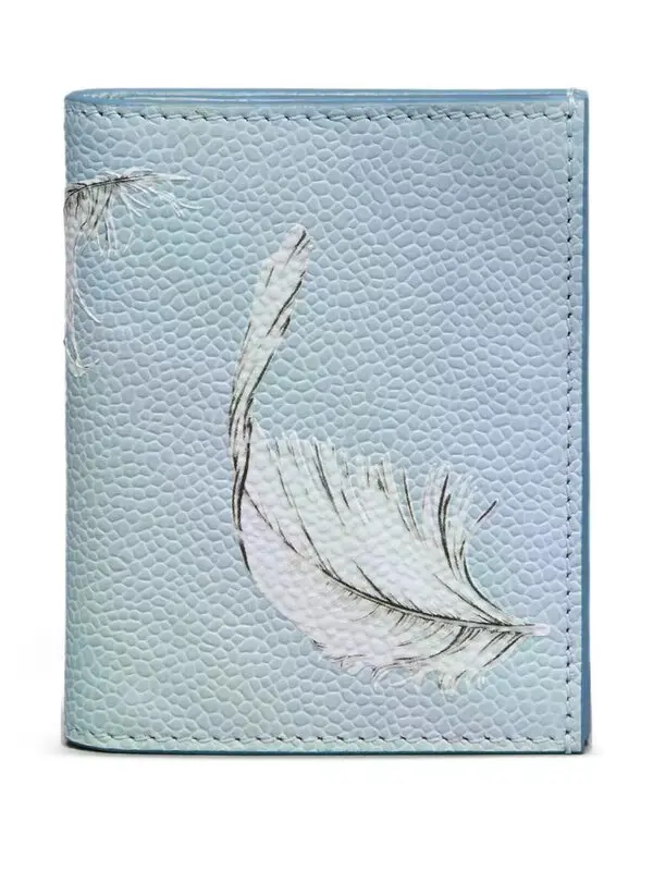 Thom Browne Leather Wallet - Blue