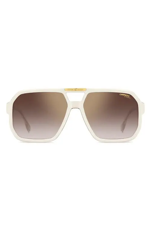 Carrera Eyewear Victory Square Sunglasses - Gold Ivory