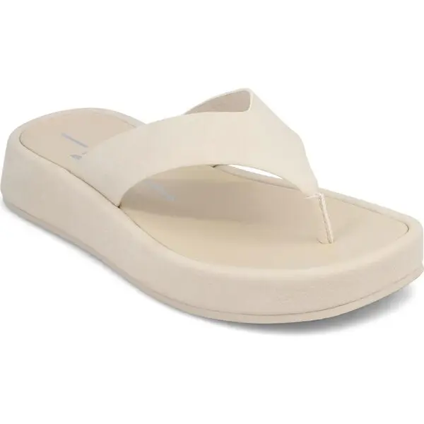 Mia Pamelia Wedge Sandal - Ecru