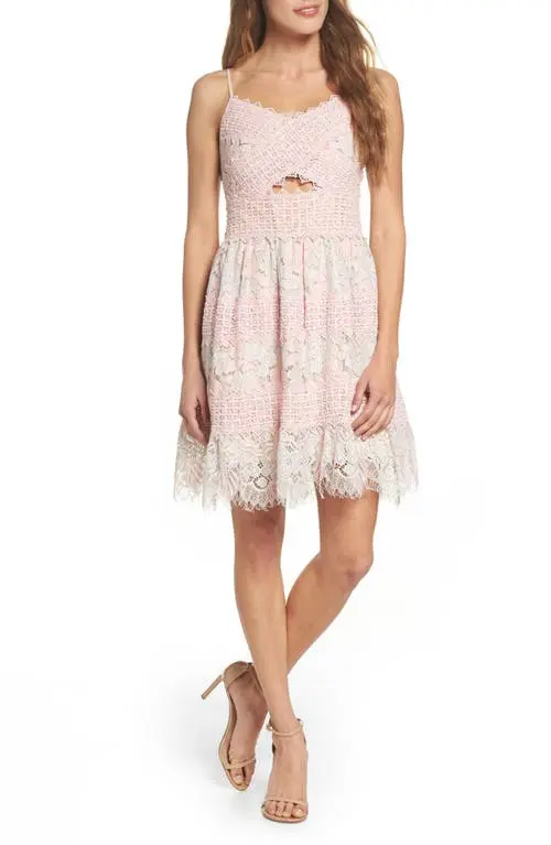 FOXIEDOX Tabitha Lace Mini Dress