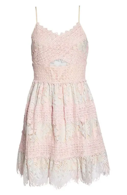 FOXIEDOX Tabitha Lace Mini Dress