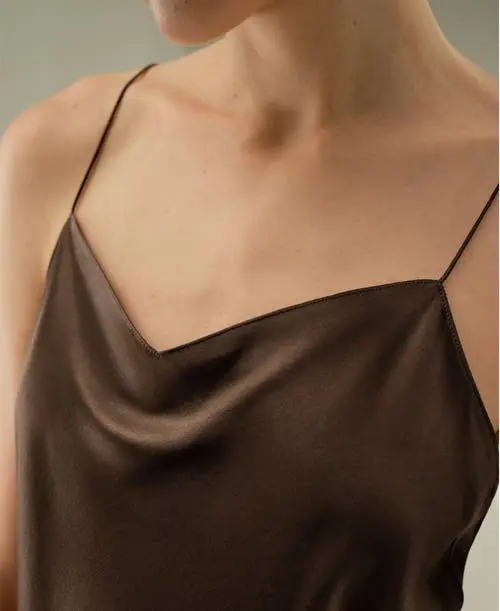 Lilysilk Silk Cami - Chocolate