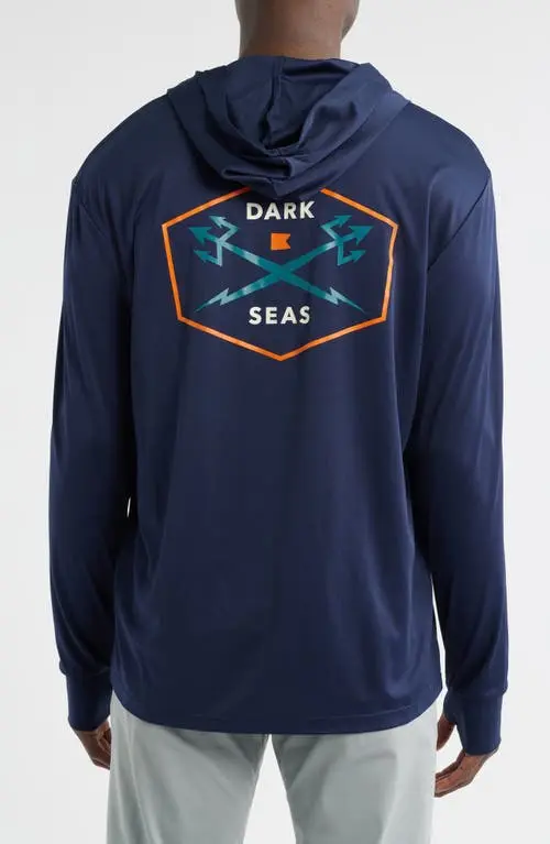 DARK SEAS Progressive Upf Hooded Long-sleeve T-shirt