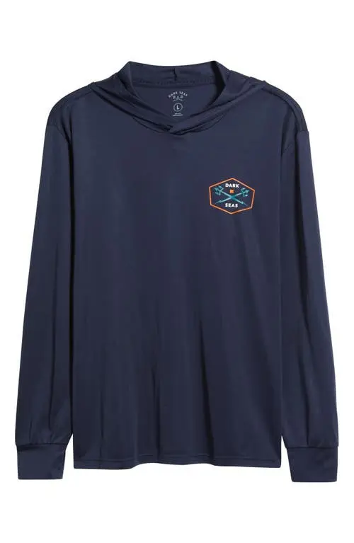 DARK SEAS Progressive Upf Hooded Long-sleeve T-shirt