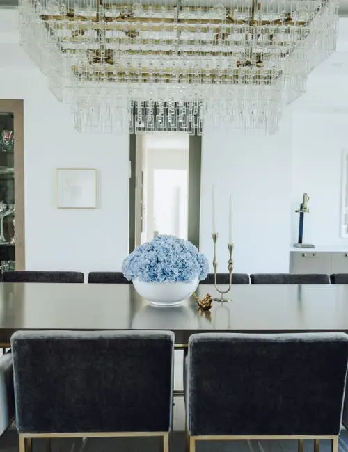 COCOBELLA Lumi Large Realtouch Hydrangea Centerpiece