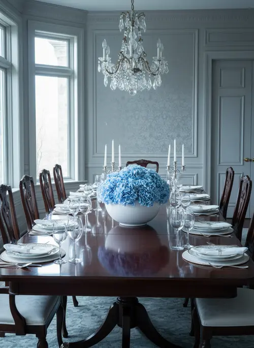 COCOBELLA Lumi Large Realtouch Hydrangea Centerpiece