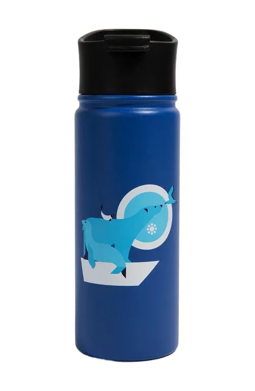 United By Blue 18 Oz Polar Bear Steel Bottle - Navy