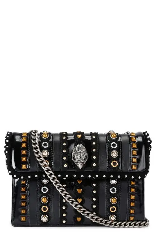 Kurt Geiger Medium Kensington Studs Convertible Shoulder Bag - Black/comb