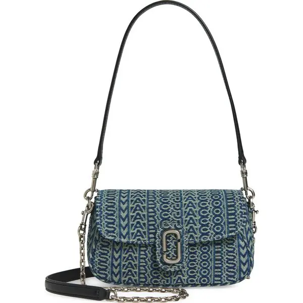 Marc Jacobs Monogram Denim Shoulder Bag