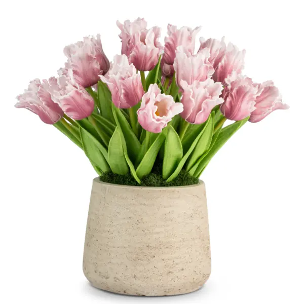 COCOBELLA Kai Realtouch Tulip Arrangement - Lilac