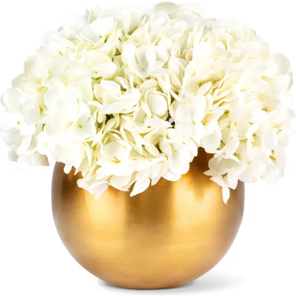 COCOBELLA Auden Realtouch Hydrangea Arrangement - Snow