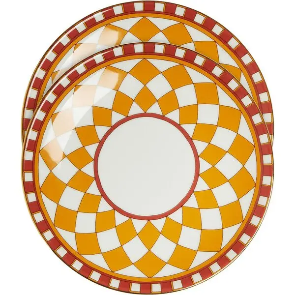 La DoubleJ Side Plates Set Of 2 - Apollo Yellow