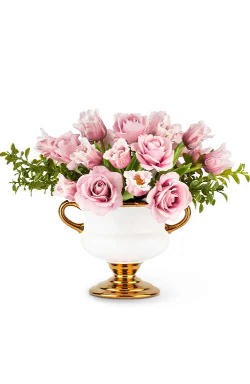 COCOBELLA Jolie Rose And Tulip Realtouch Trophy Bowl - Lilac