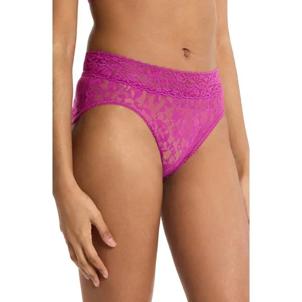 Hanky Panky Floral Lace French Briefs - Picking Plums