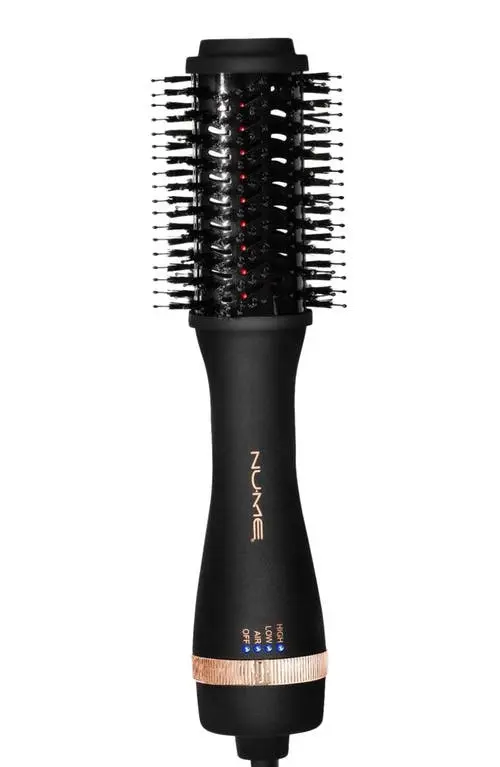 NUME Aero Pro Blow Dryer Brush 2-inch Oval Hair Brush - Black