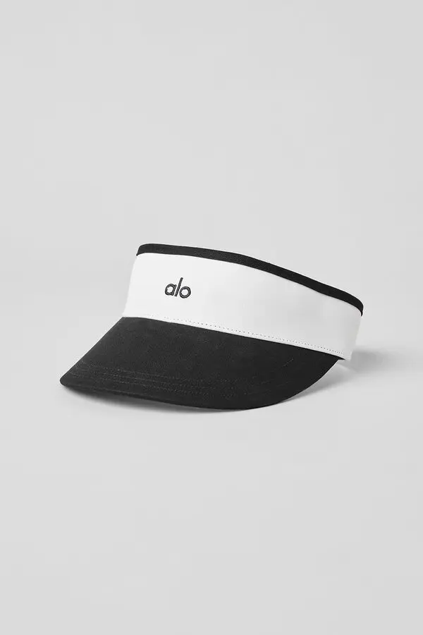 Alo Yoga Colorblock Visor - Black/white