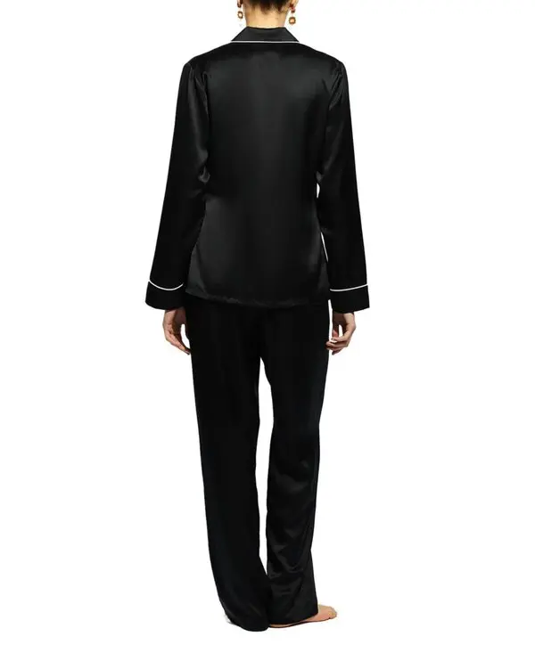 Ginia Fine Finishes Pyjama Set - Black