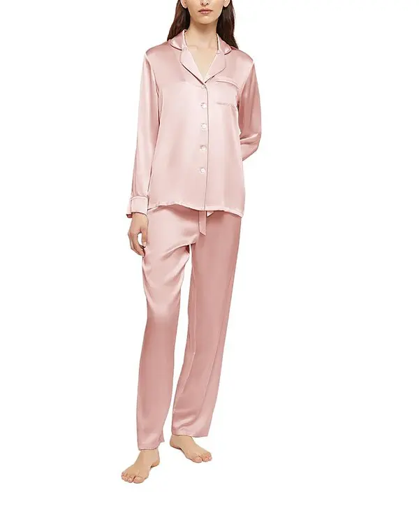 Ginia Fine Finishes Pyjama Set - Bridal Rose