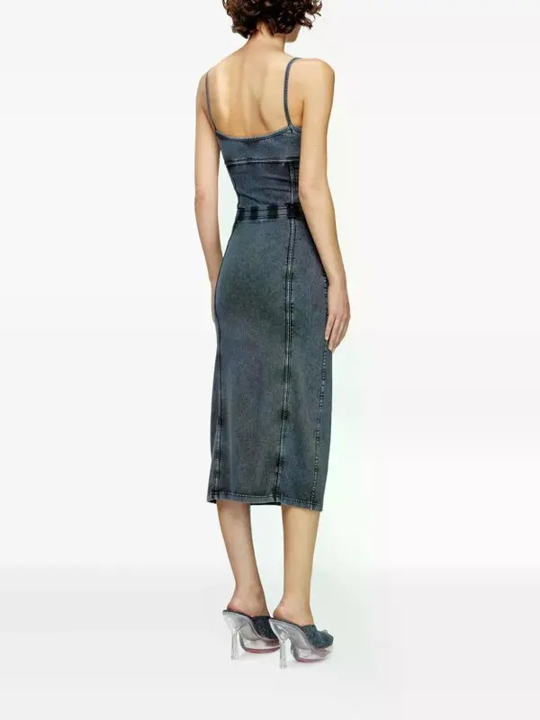 DIESEL® D-ony Denim Midi Dress