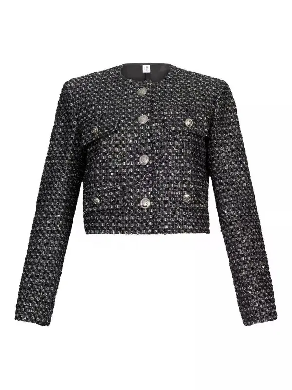 Liu Jo Bouclé Cropped Jacket