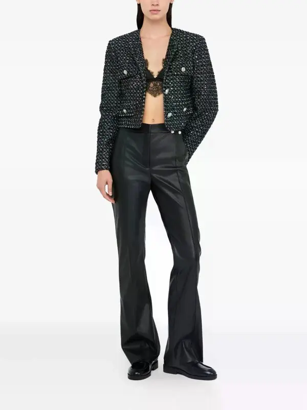 Liu Jo Bouclé Cropped Jacket