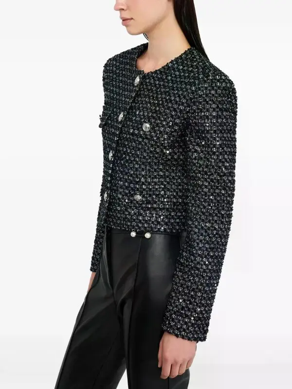 Liu Jo Bouclé Cropped Jacket