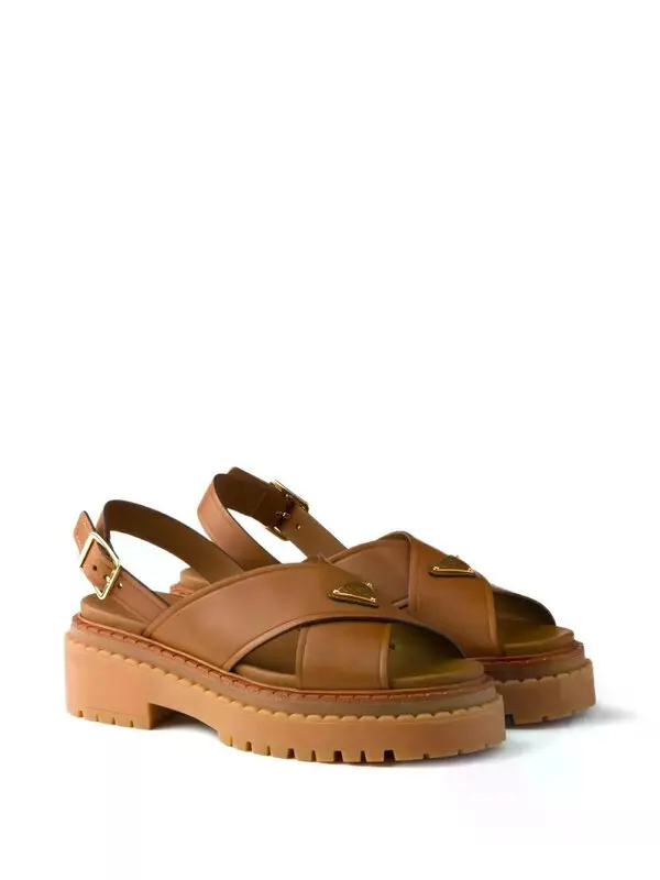 Prada Buckle-fastening Platform Sandals