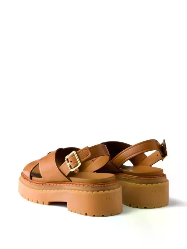 Prada Buckle-fastening Platform Sandals