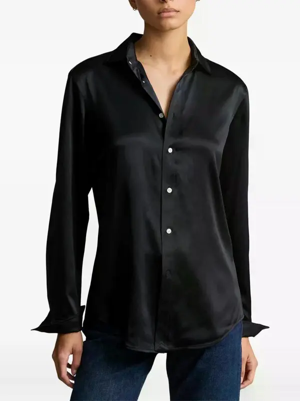 Polo Ralph Lauren Satin Button-up Shirt
