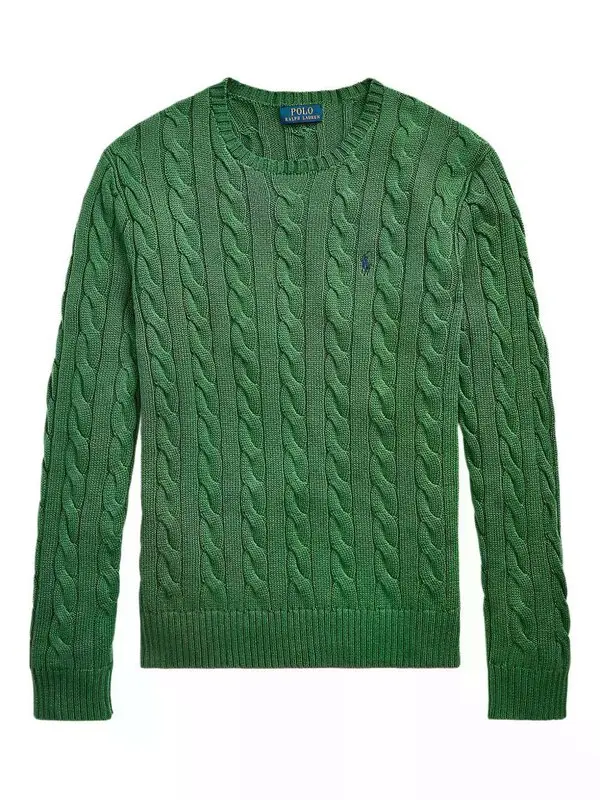 Polo Ralph Lauren Cable-knit Cotton Sweater - Green