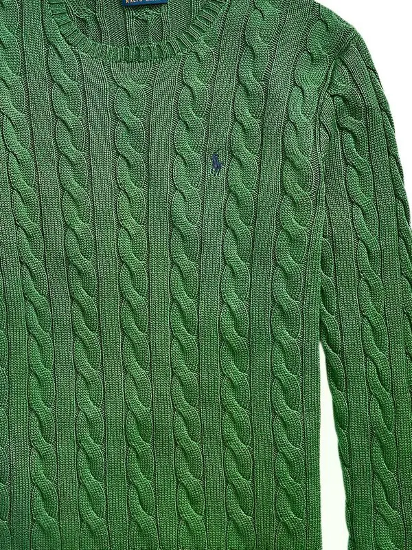 Polo Ralph Lauren Cable-knit Cotton Sweater - Green