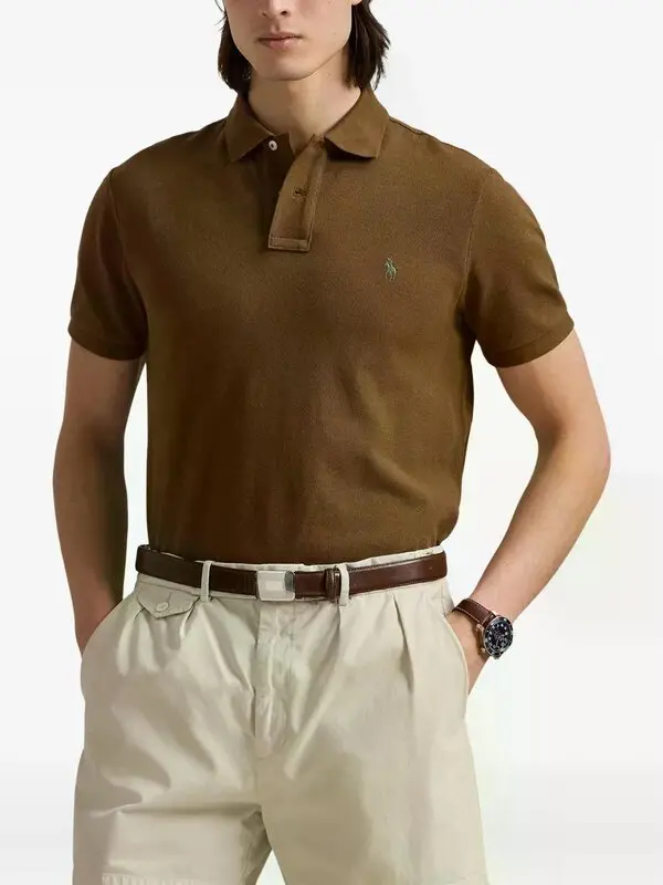 Polo Ralph Lauren Polo Pony-motif Polo Shirt - Brown