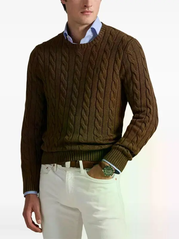 Polo Ralph Lauren Cable-knit Sweater - Brown