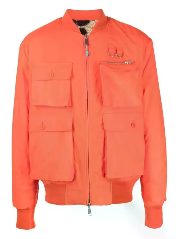 4SDESIGNS Utility-pockets Bomber Jacket