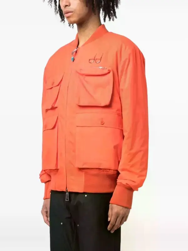 4SDESIGNS Utility-pockets Bomber Jacket