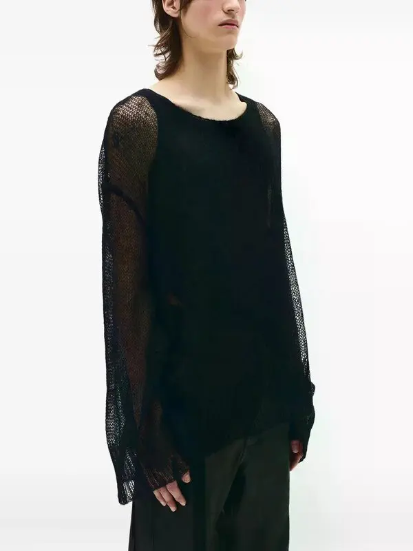 ANN DEMEULEMEESTER Kent Open-knit Sweater