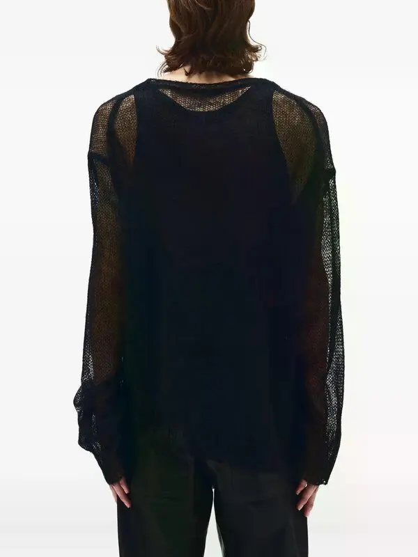 ANN DEMEULEMEESTER Kent Open-knit Sweater
