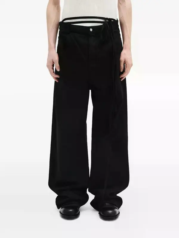 ANN DEMEULEMEESTER Michael Jeans - Black