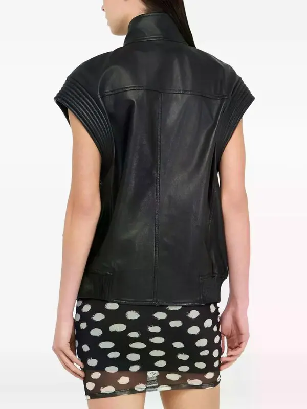 Liu Jo Oversized Leather Gilet
