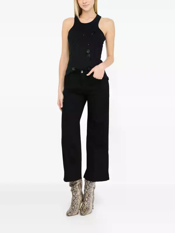 Liu Jo Cropped Flare Jeans