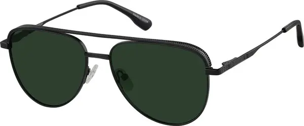 Zenni Aviator Full Rim Sunglasses - Black