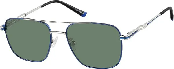 Zenni Aviator Sunglasses With Polarized Lens - Blue