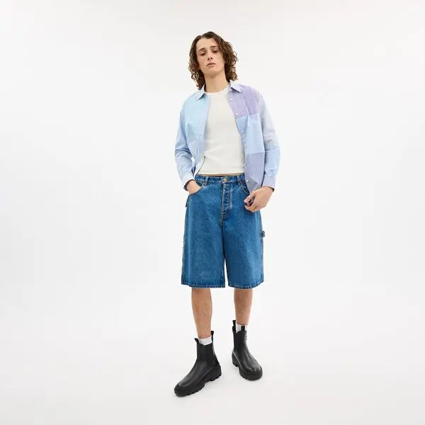 COACHTOPIA Patchwork Striped Shirt
