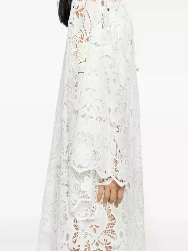 BAMBAH Blanca Eyelet Moza Kaftan
