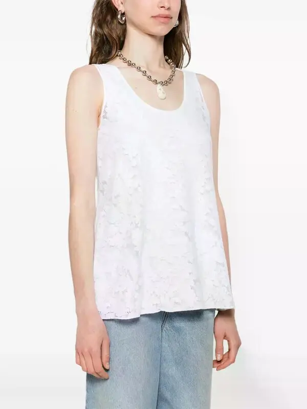 Max Mara Lace Detailing Top