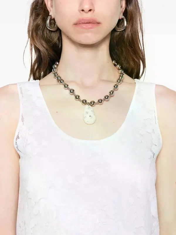 Max Mara Lace Detailing Top