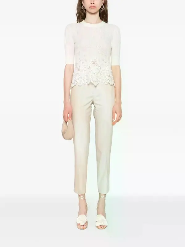 Ermanno Scervino Pressed-crease Trousers